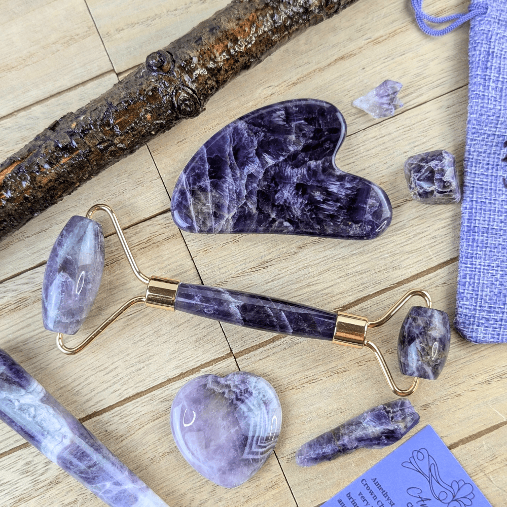 Amethyst Crystal Set | Healing Stones for Self-Care – Zen Collection