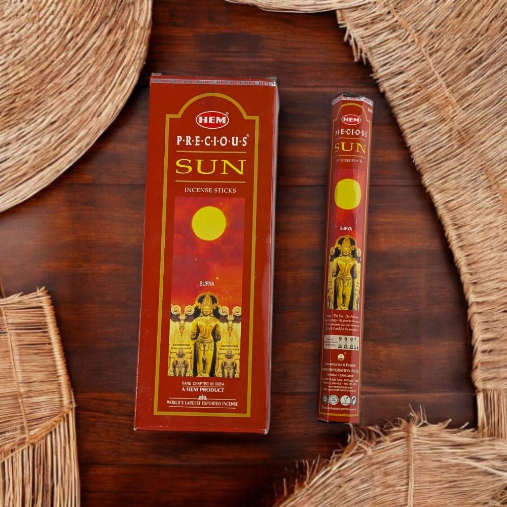 HEM Sun Incense | 20 Sticks | Energizing & Uplifting – Zen Collection