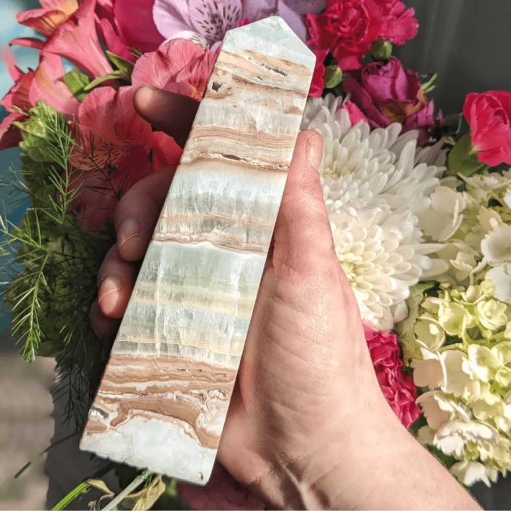 Caribbean Calcite Tower - Zen Collection