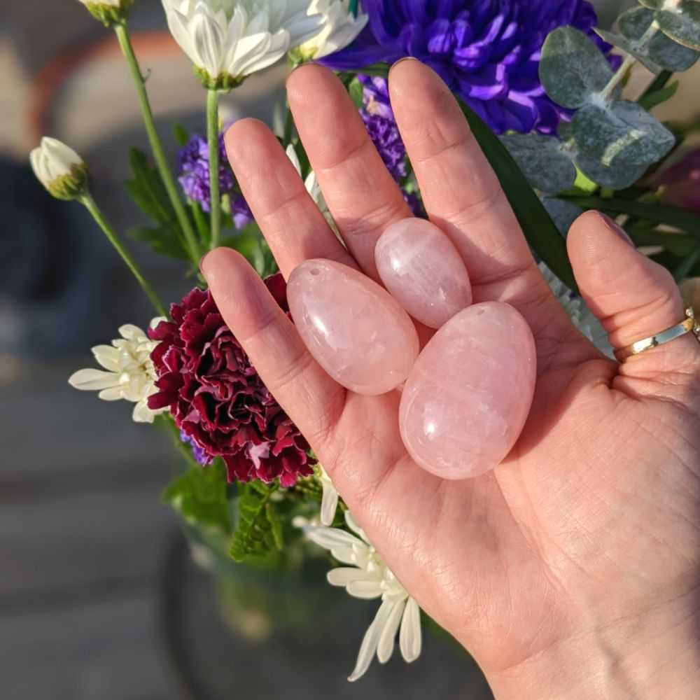 Rose Quartz Yoni Egg Set - Zen Collection